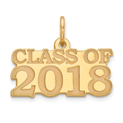 14kt Yellow Gold Class of 2018 Charm YC1278 | Joy Jewelers