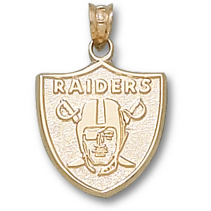 Oakland Raiders 5/8in 14k Logo Charm RAI002 | Joy Jewelers