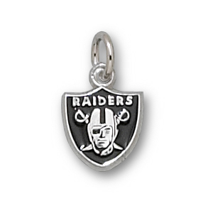 Oakland Raiders 3/8in 14k Logo Enamel Charm RAI004E | Joy Jewelers