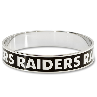 Oakland Raiders Enamel Team Bracelet RAIETB | Joy Jewelers
