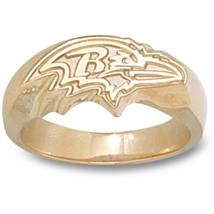 Baltimore Ravens 14k Men's Profile Ring RAV009GR | Joy Jewelers