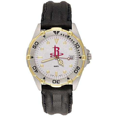 Houston Rockets Mens All Star Leather Watch RCK101 | Joy Jewelers
