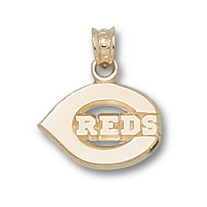 Cincinnati Reds 7/16in 10k C Reds Pendant RDS013-10K | Joy Jewelers