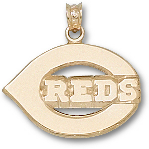Cincinnati Reds 5/8in 10k C Reds Pendant RDS015-10K | Joy Jewelers