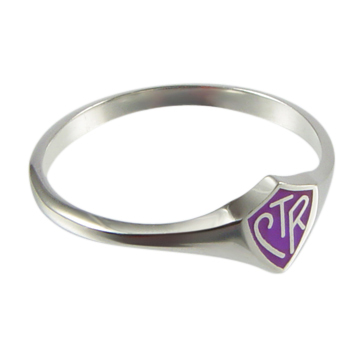 Purple Mini CTR Ring - Sterling Silver C00117 | Joy Jewelers