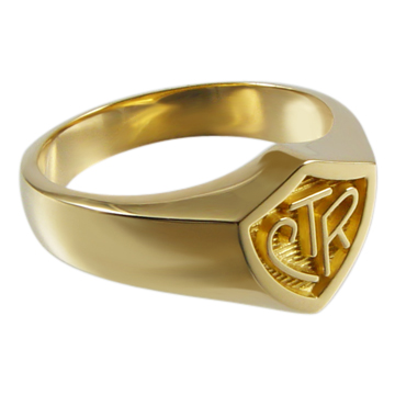 Large Classic CTR Ring - 14kt Gold C00321 | Joy Jewelers