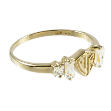 Baguette CTR Ring - 14kt Yellow Gold C04621 | Joy Jewelers