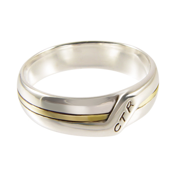 Orion Antiqued CTR Ring - Sterling Silver C06712 | Joy Jewelers