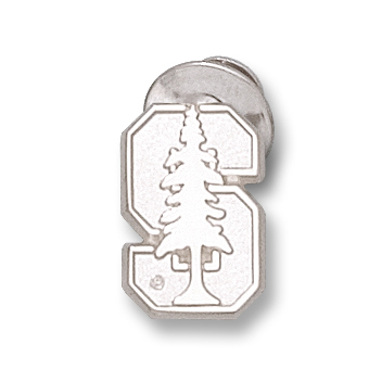 Sterling Silver 5/8in Stanford University Lapel Pin STU001LP-SS