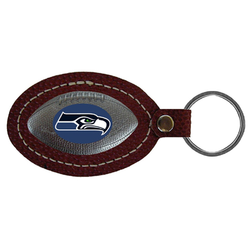Seattle Seahawks NFL Leather Key Chain FLK155PD1 | Joy Jewelers