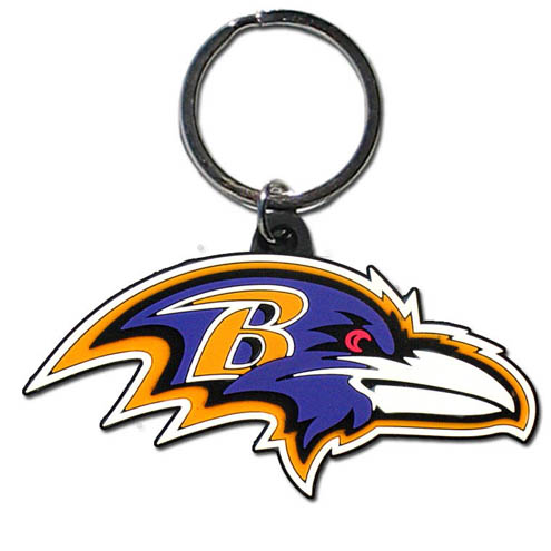 Baltimore Ravens NFL Key Chain FPK180 | Joy Jewelers