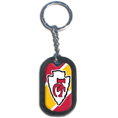 Kansas City Chiefs Tag Key Chain FTKC045PD | Joy Jewelers