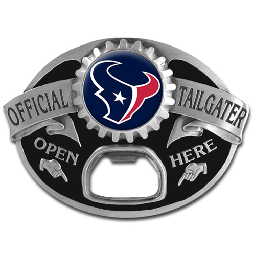 Houston Texans NFL Tailgater Belt Buckle SFB190TG | Joy Jewelers