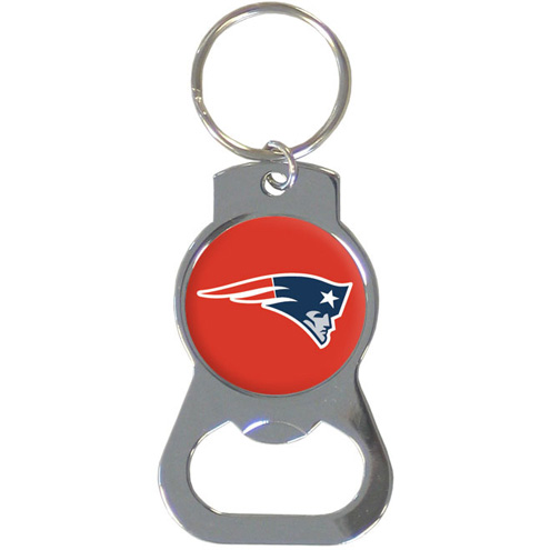 New England Patriots NFL Bottle Opener Key Ring SFKB120 | Joy Jewelers