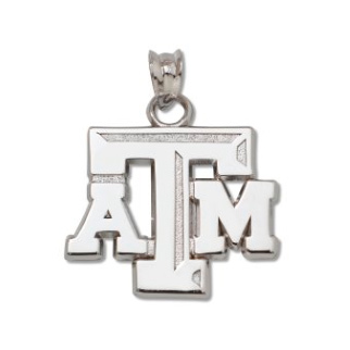 Sterling Silver 5/8in Texas A&M ATM Pendant TAM042-SS | Joy Jewelers