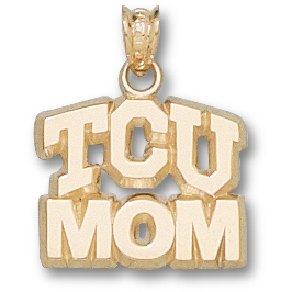 14kt Yellow Gold 1/2in TCU Mom Pendant TCU013 | Joy Jewelers