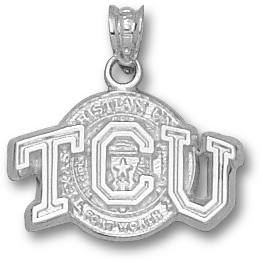 Sterling Silver 1/2in TCU Seal Pendant TCU014-SS | Joy Jewelers