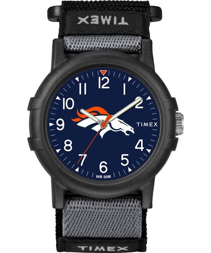 Timex Denver Broncos Recruit Watch TWZFBROYAYZ | Joy Jewelers