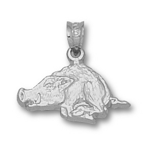 Arkansas Razorbacks 3/8in Sterling Silver Pendant UAR004-SS