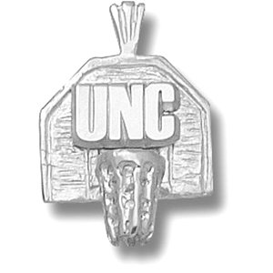 UNC 5/8in Sterling Silver Backboard Pendant UNC015-SS | Joy Jewelers