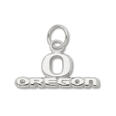 Sterling Silver 5/16in Oregon Ducks Pendant UOR007-SS | Joy Jewelers