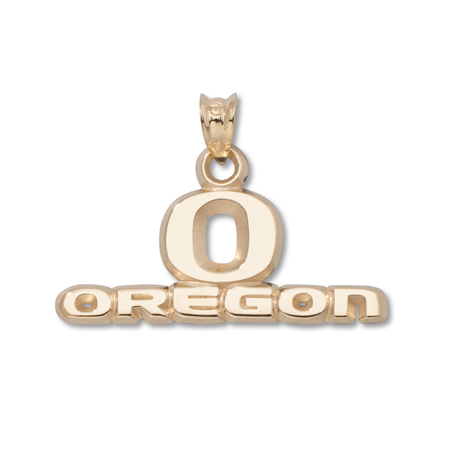 Oregon Ducks 7/16in 14k Pendant UOR008 | Joy Jewelers
