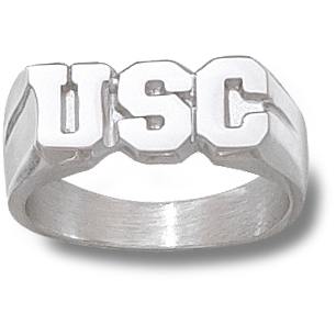 Sterling Silver USC Gamecocks Men's Ring USO016GR-SS | Joy Jewelers