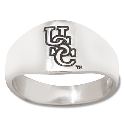 Sterling Silver University of South Carolina Enamel Ring USO338-SS