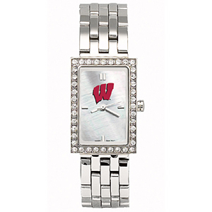 University of Wisconsin Starlette Stainless Steel Watch UWI122