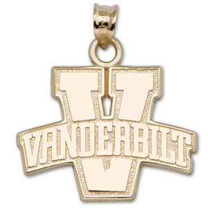 Vanderbilt University 5/8in Pendant 10kt Gold VAU005-10K