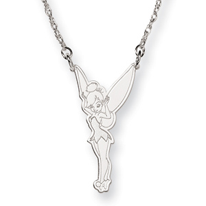 Tinker Bell Necklace 18in - Sterling Silver WD257SS | Joy Jewelers