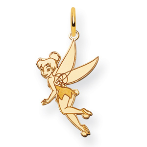 14kt Yellow Gold 3/4in Tinker Bell Charm WD270Y | Joy Jewelers