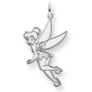 Tinker Bell Charm 1in - Sterling Silver WD272SS | Joy Jewelers