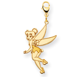 Tinker Bell Charm 1in - Gold-Plated WD273GP | Joy Jewelers