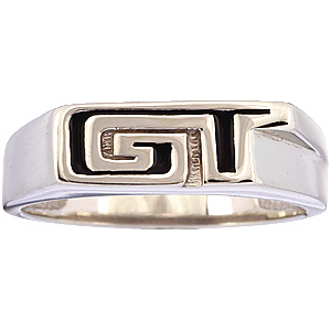 Ford GT 10k White Gold Ladies' Ring WRF505 | Joy Jewelers
