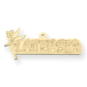 Tinker Bell Nameplate - Gold-Plated XNA494GP | Joy Jewelers