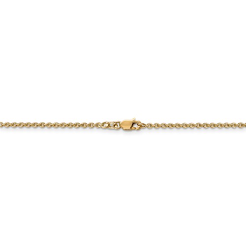14kt Yellow Gold 24in Cable Chain 2mm PEN138-24 | Joy Jewelers