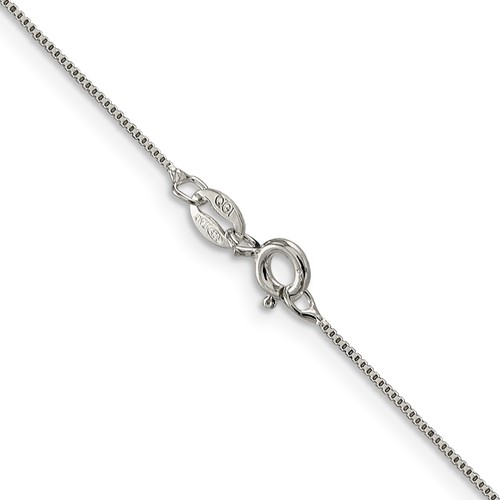 20in Baby Box Chain .6mm - Sterling Silver QBX012-20 | Joy Jewelers
