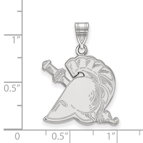 United States Military Academy Athena Helmet 3/4in Sterling Silver ...