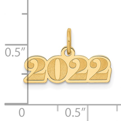14k Yellow Gold Classic Graduation 2022 Charm YC1452 | Joy Jewelers