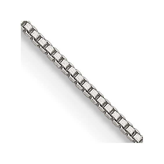 20in Baby Box Chain .6mm - Sterling Silver QBX012-20 | Joy Jewelers